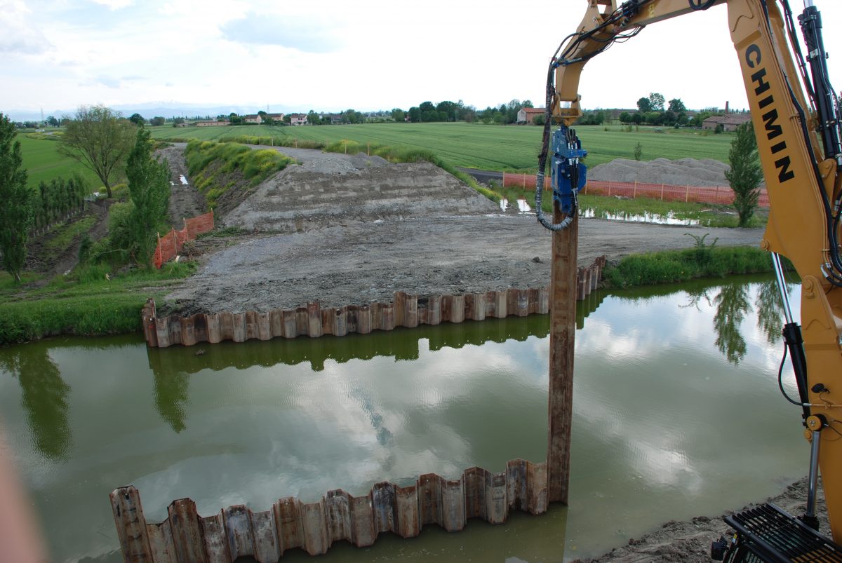 Sistemazione argini fiumi e laghi - Chimin